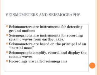 Seismollogy | PPT