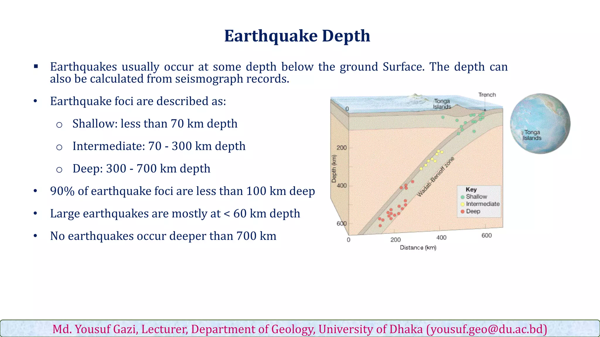 Seismology & earthquake md. yousuf gazi | PDF | Geology | Science