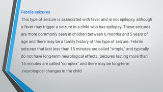 seizure diagnosis and management in children .pptx