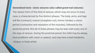 seizure diagnosis and management in children .pptx