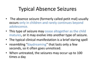 seizure seizure in medical surgical nursing | PPTX