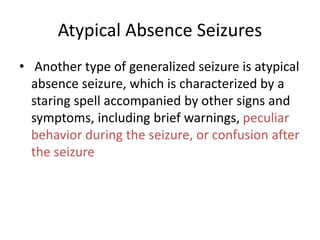 seizure seizure in medical surgical nursing | PPTX