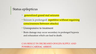 Seizure disorders and its types, pathophysiology | PPTX