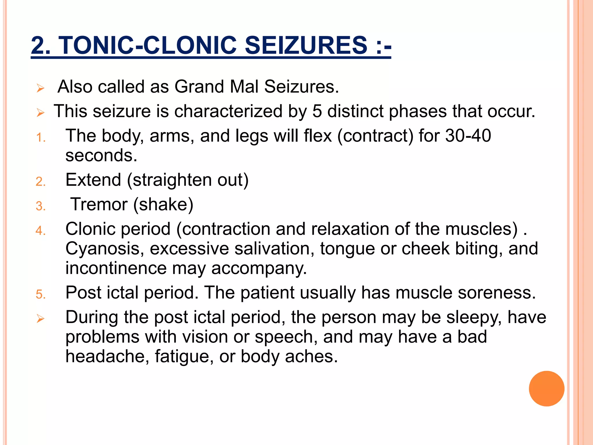 Seizure and epilepsy | PPTX