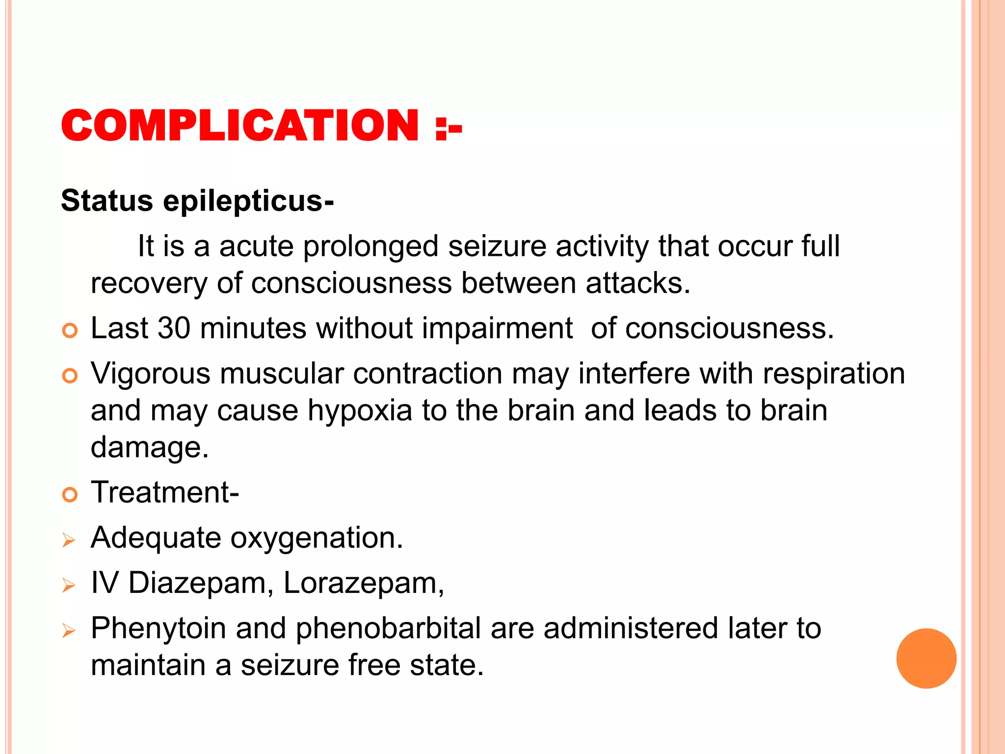 Seizure and epilepsy | PPTX