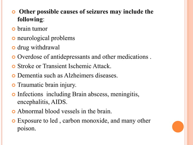 Seizure and epilepsy | PPTX