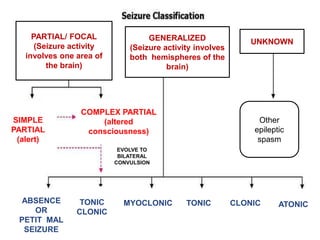 Seizure and epilepsy | PPTX