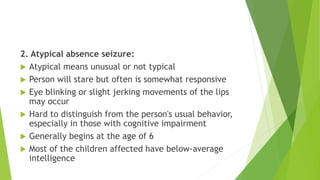 Seizure disorder | PPTX