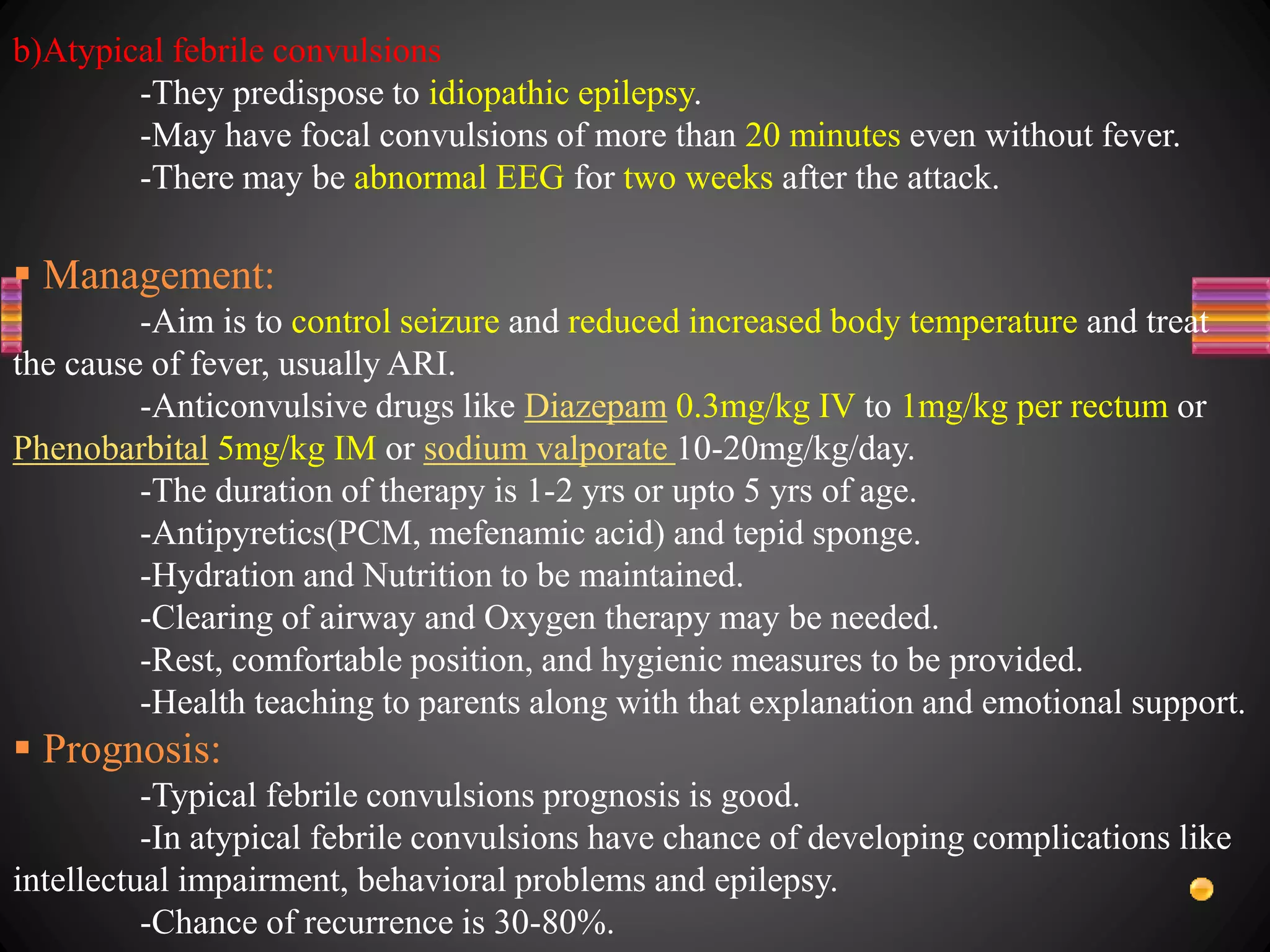Seizure disorder in pediatrics | PPTX