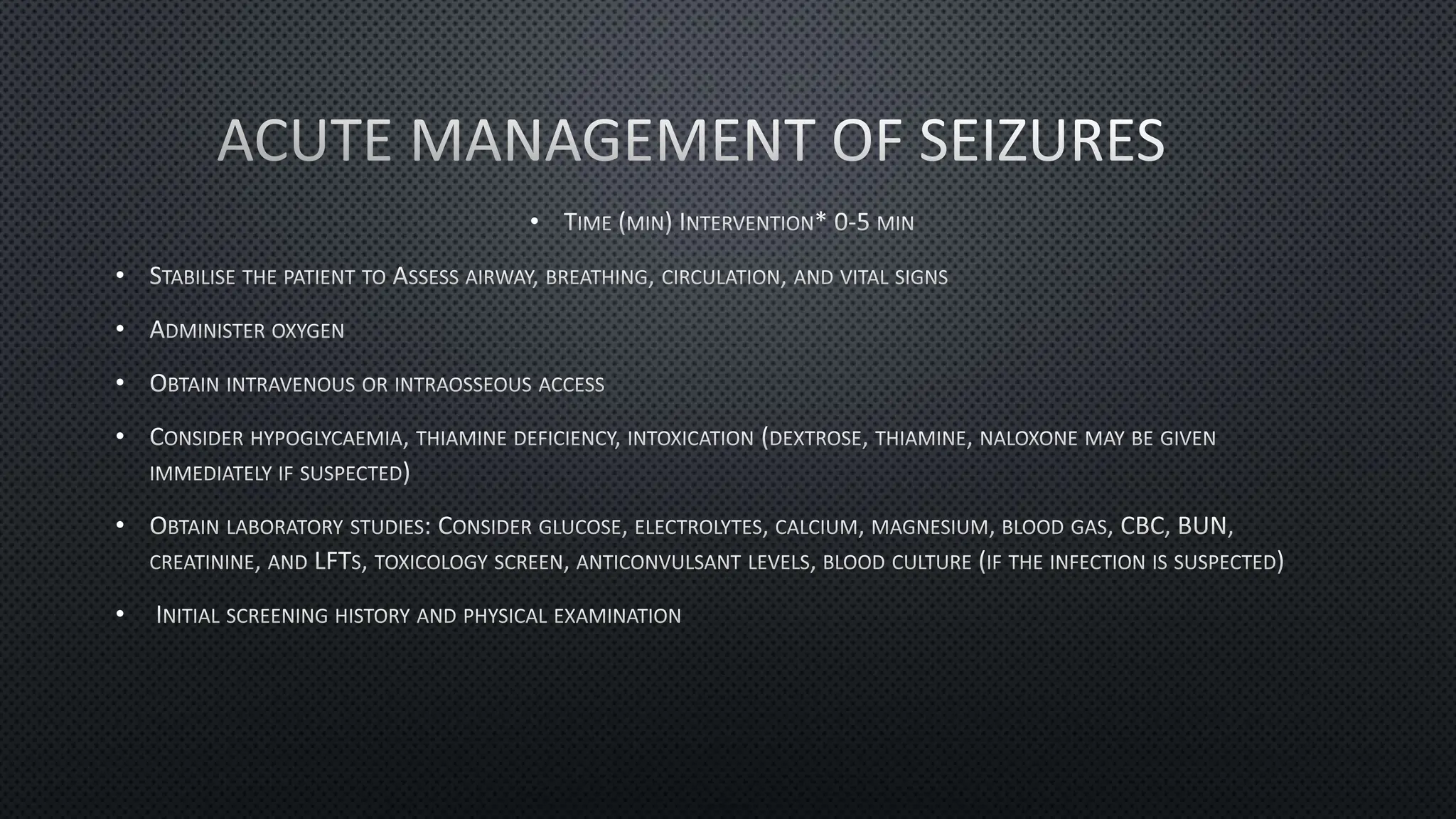 Seizure Disorder Management classification .pptx