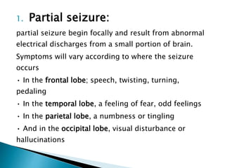 Seizure disorder or epilepsy | PPT
