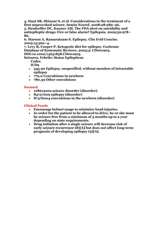Seizure disorders | DOC