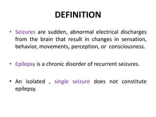 Seizure disorders | PPT