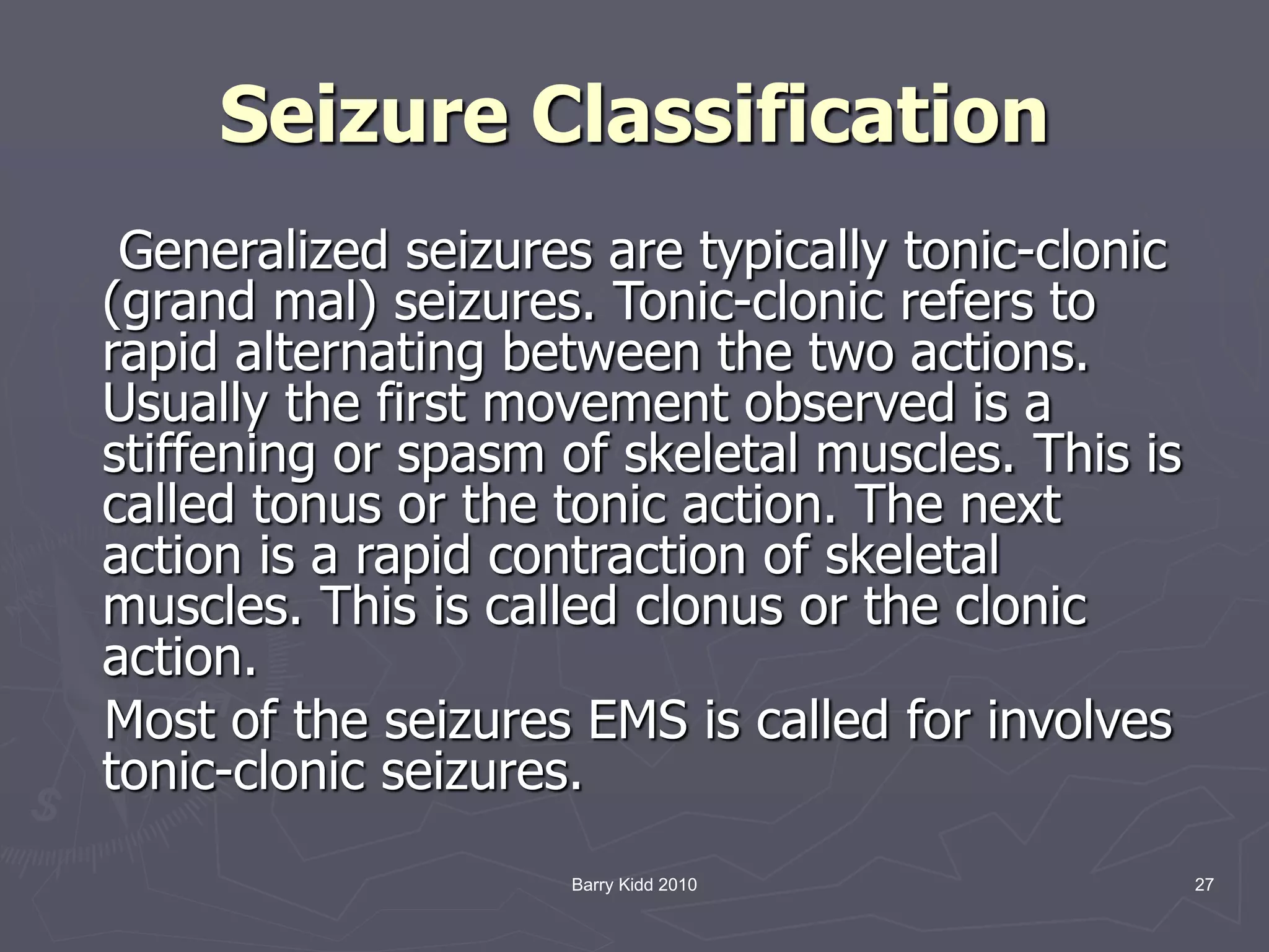 Seizure emergencies | PPT