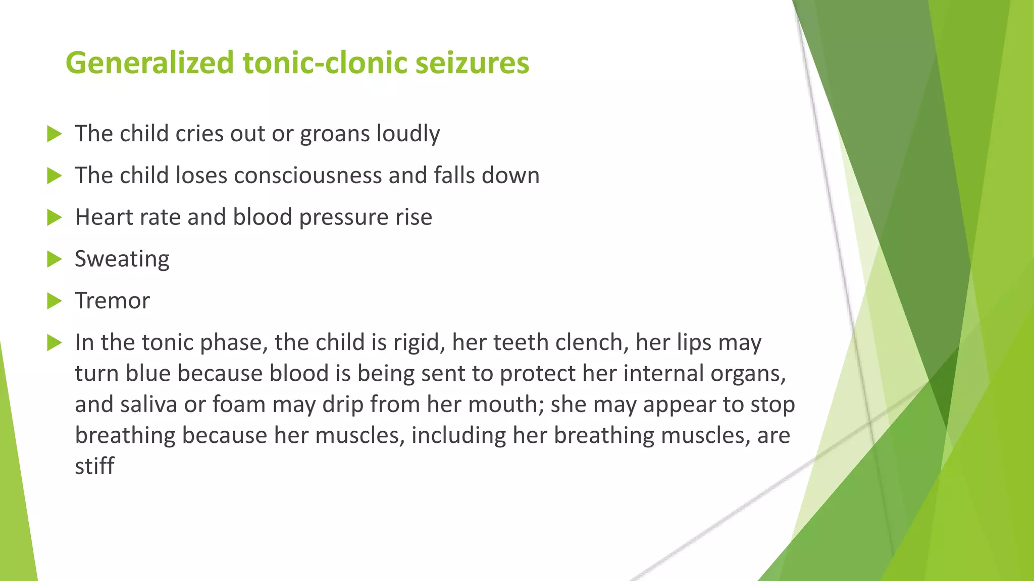 Seizure in children | PPTX