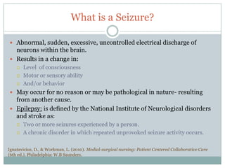 Seizure power point | PPTX