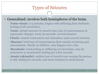 Seizure power point | PPTX