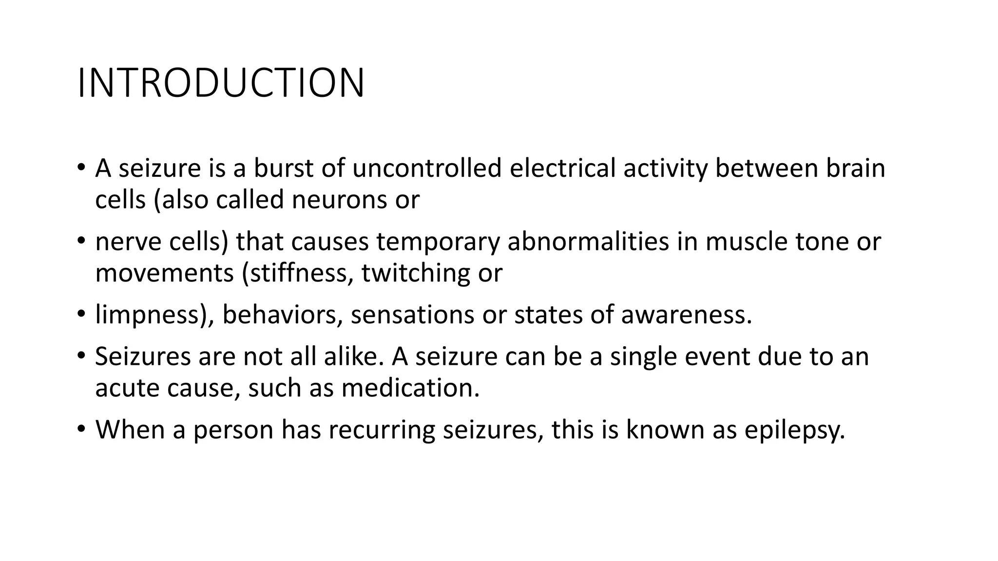 seizure ppt.pptx nursing presentations hfhhkk | PPTX
