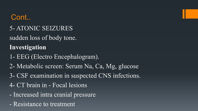 SEIZURE, SEIZURE DISORDERS AND EPILEPSY | PPT