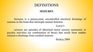 Seizures | PPTX
