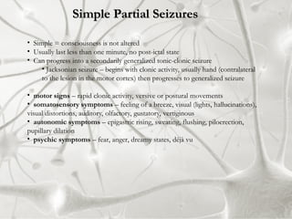 Seizures.ppt classification and management | PPT