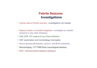 Seizures/ epilepsy / convulsion in-children | PPT