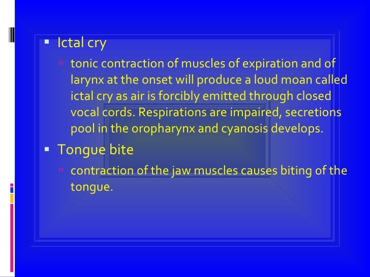 Seizures and epilepsy