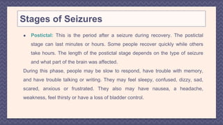 Seizures Disorders | PPTX