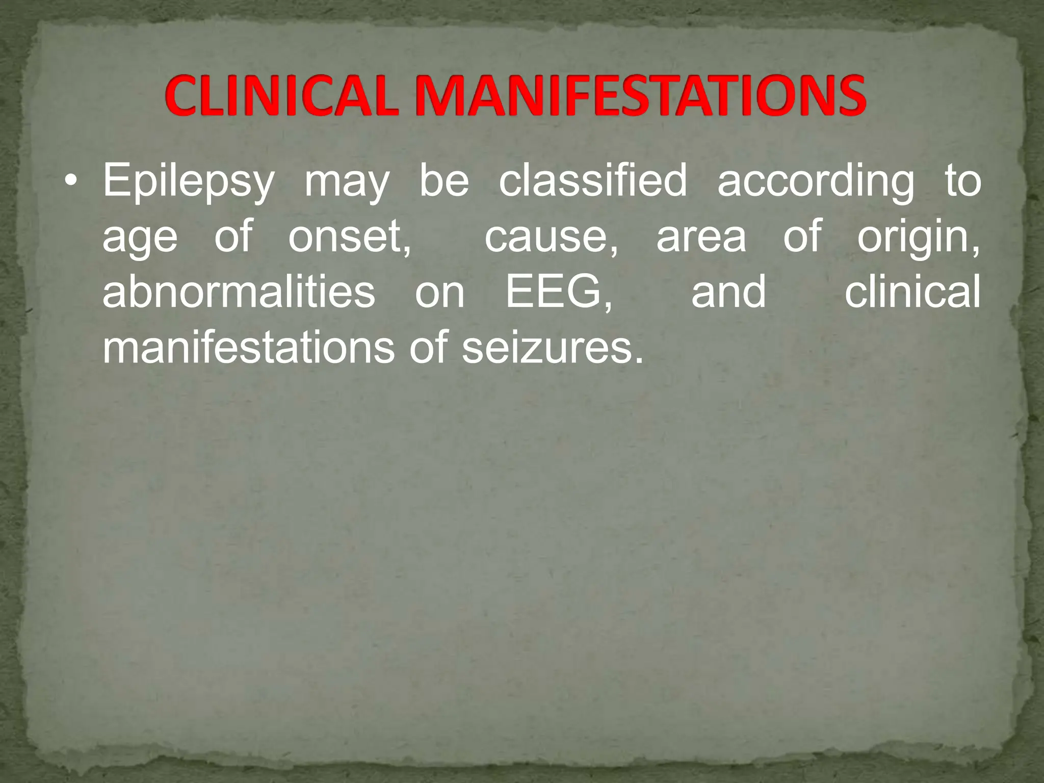 SEIZURES DISORDERS.pptx neuro disorders epilepsy | PPTX
