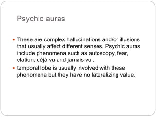 seizure semiology | PPTX