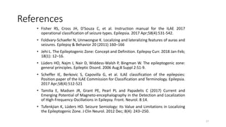 Seizure Semiology: Introduction | PPTX