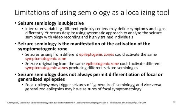 Seizure Semiology: Introduction