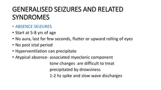 Seizures in children | PPTX
