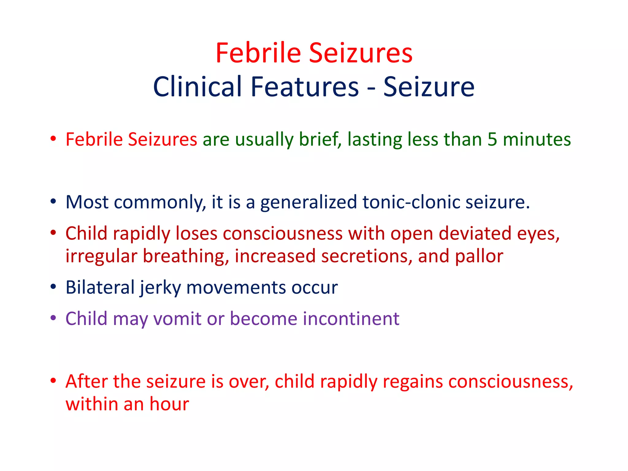 Seizures in children 2021 | PDF