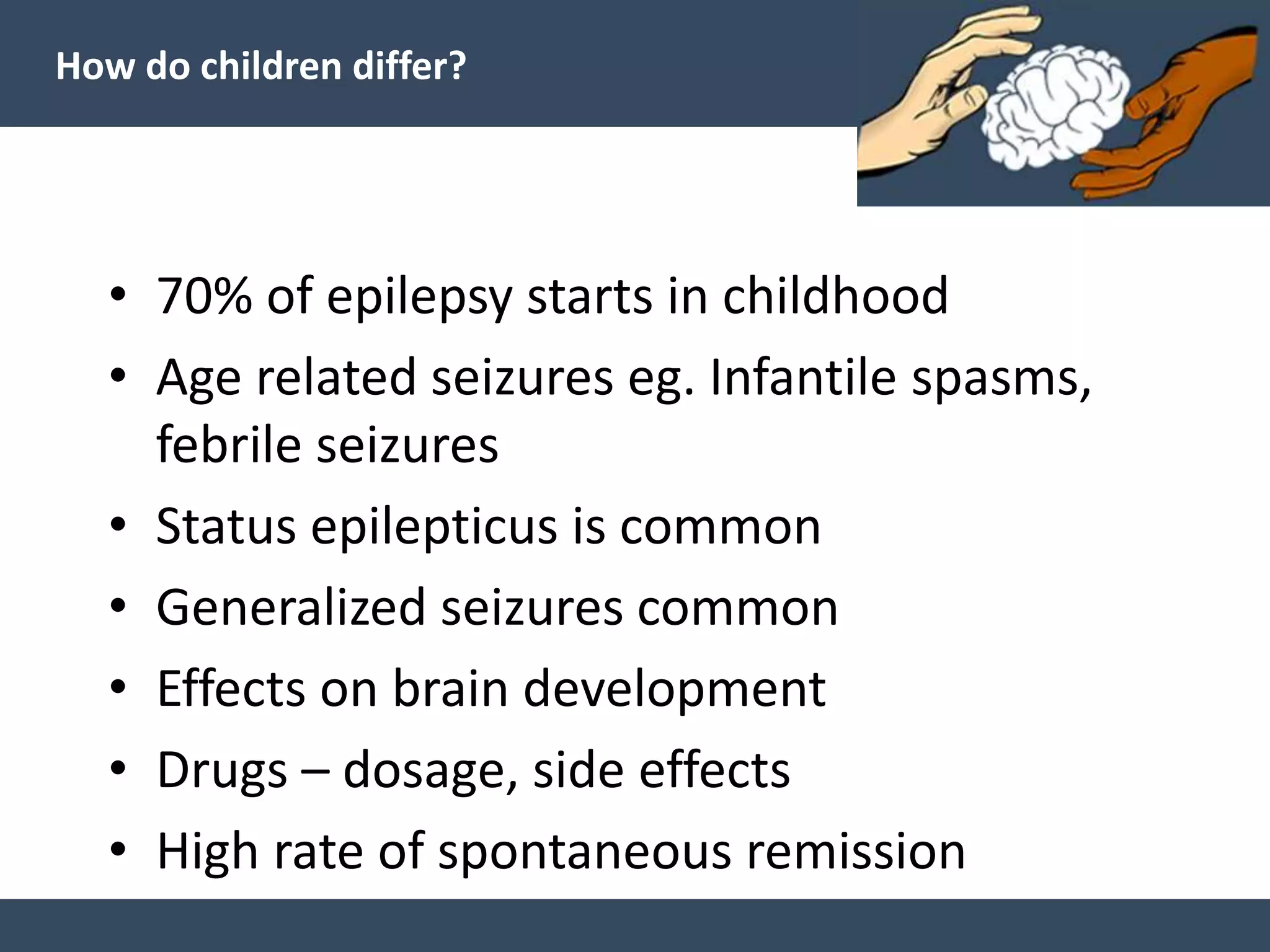 Seizures in children, dr.amit vatkar, pediatric neurologist | PPTX
