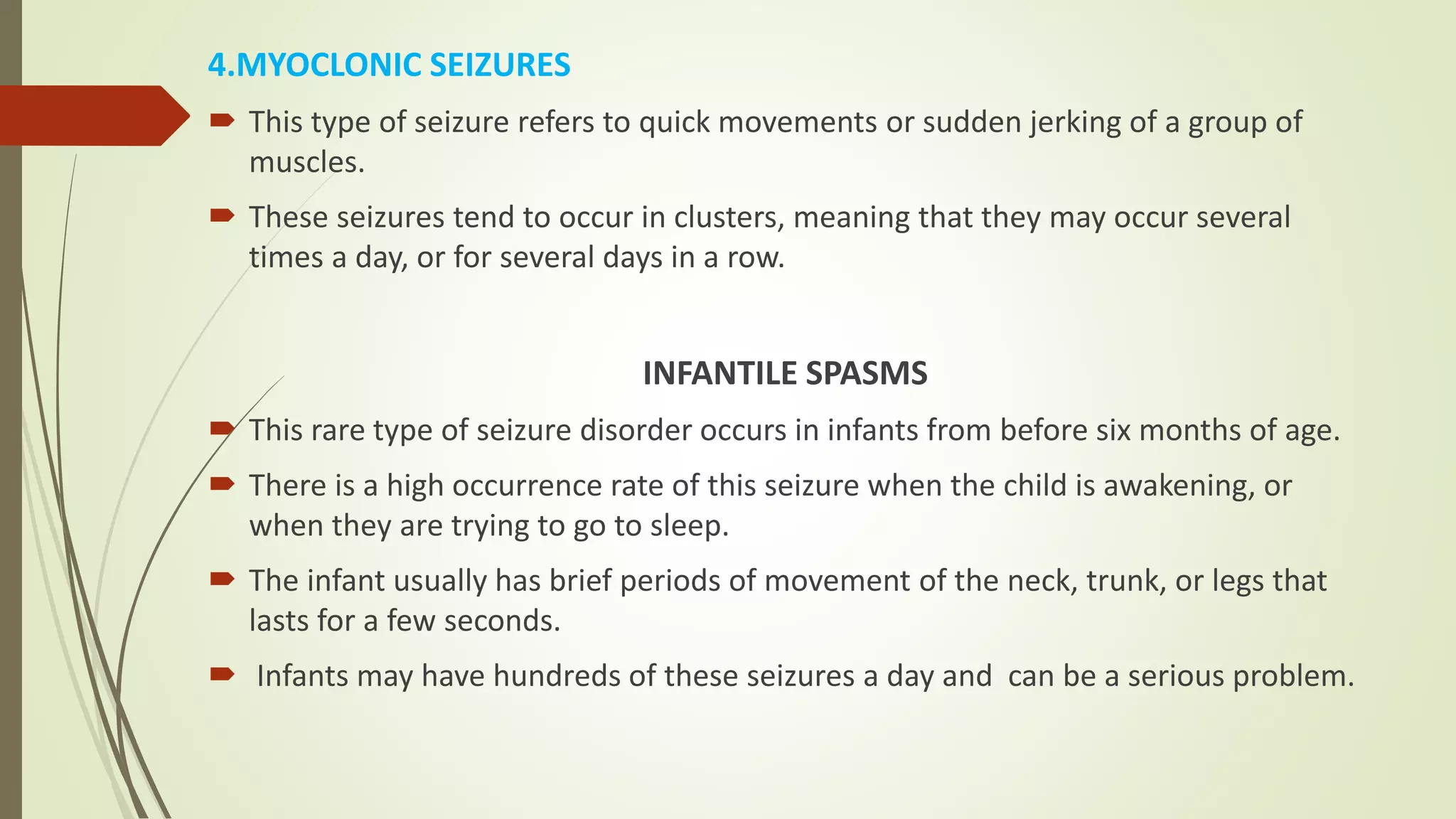 Seizures in pediatrics | PPTX
