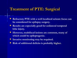 Seizures in Head Injury | PPT