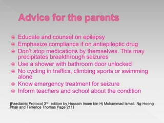 Seizures in children | PPT