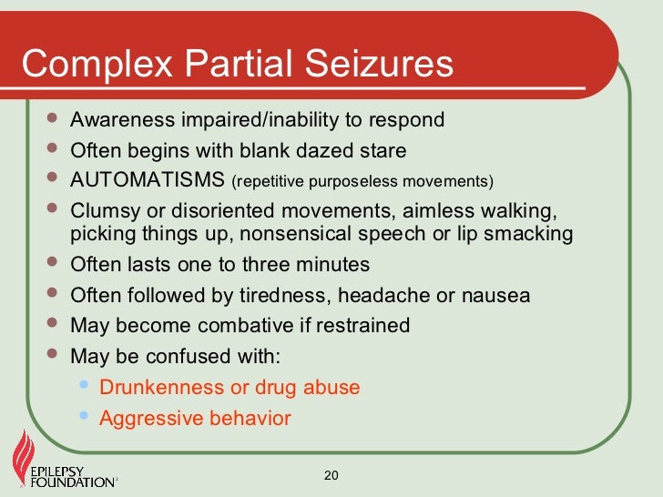 Complex Partial Seizures