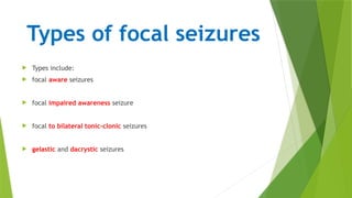 seizure, epilepsy, true vertigo, neurology | PPTX