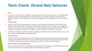 seizure, epilepsy, true vertigo, neurology | PPTX