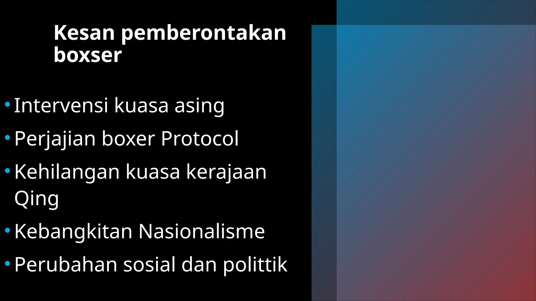 SEJ1.pptx pemberontakan boxer faktor dan | PPTX