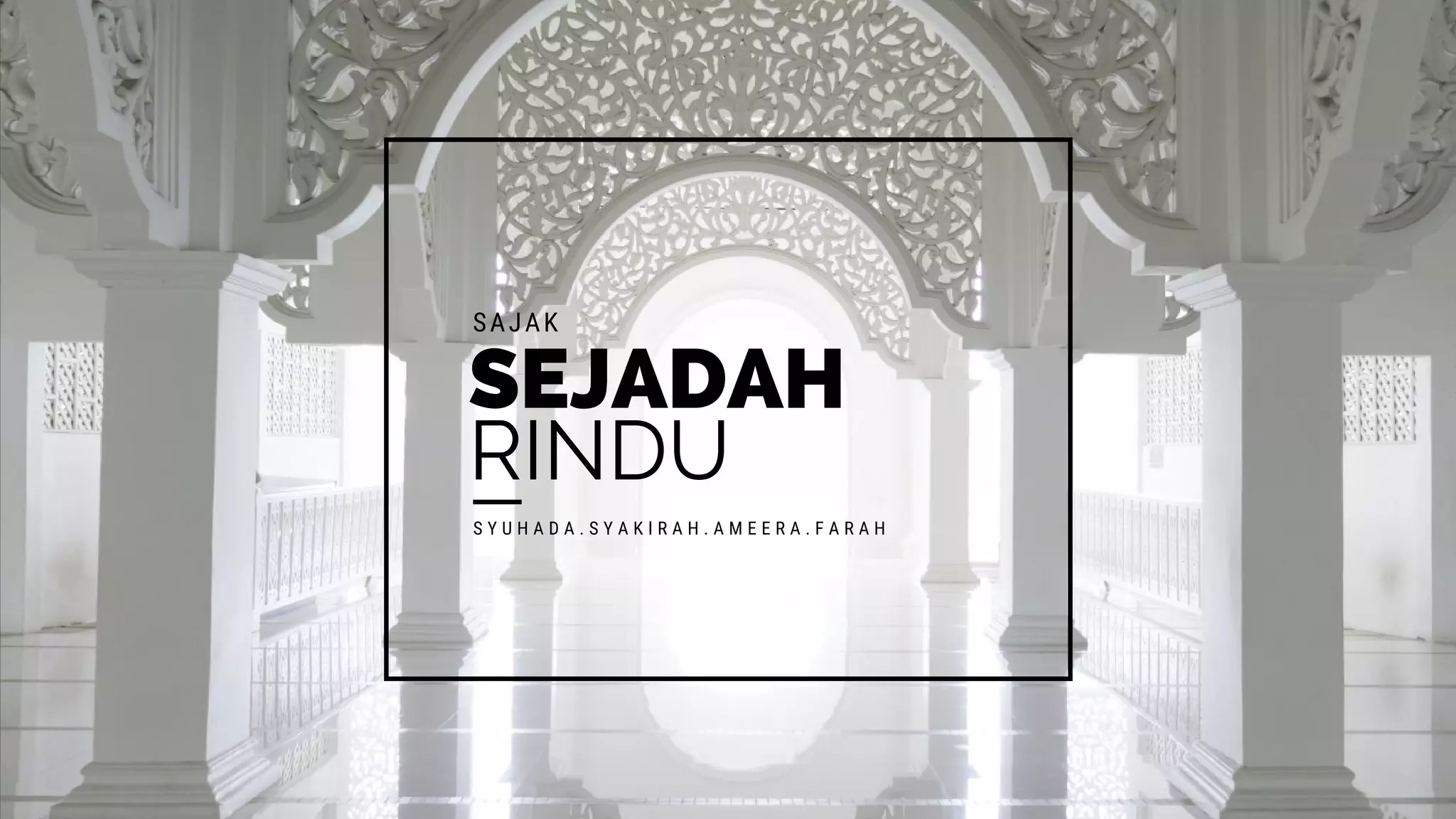 Sejadah rindu sajak tingkatan 5 | PDF