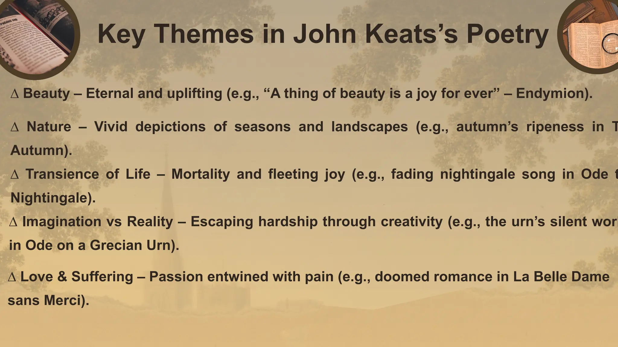 John Keats as Second Generation Romantic Poet | PPTX