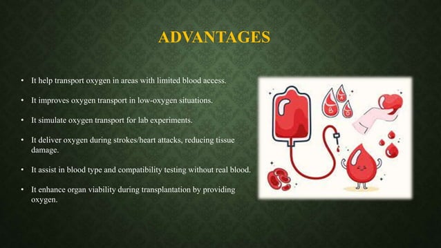Hemoglobin based artificial oxygen carrier | PPT