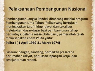 Sejarah (Indonesia Pada Masa Orde Baru) | PPTX