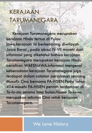 Sejarah Kerajaan Taruma Negara | PDF