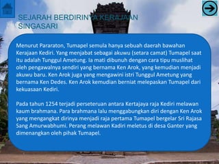 "Sejarah Kerajaan Majapahit dan Singasari" SMA N 7 YK | PPT