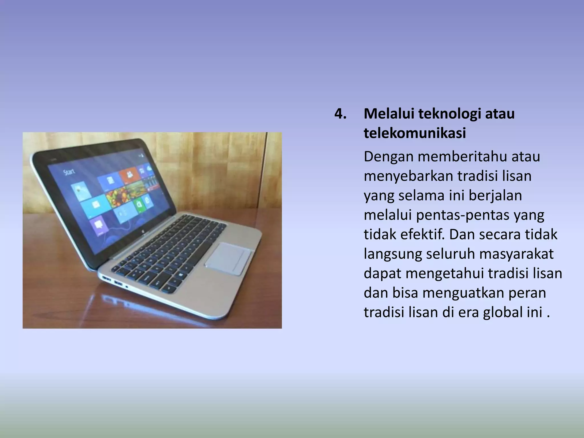 sejarah tradisi lisan | PPTX