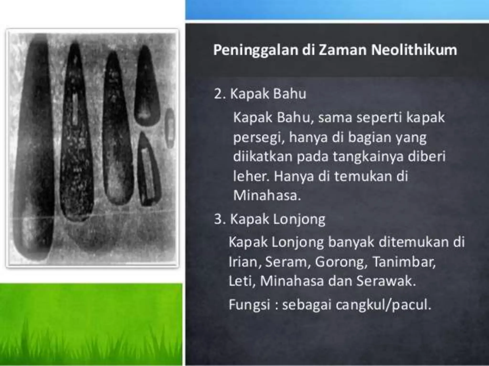 Alat alat zaman neolithikum SEJARAH KELAS X | PPTX